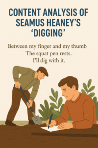 Content Analysis of Seamus Heaney's "Digging" | Literature PADI