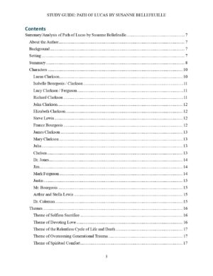 Plot Summary and Setting of Path of Lucas by Susanne Bellefeuille ...