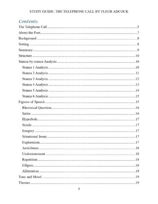 The Telephone Call Summary and Themes by Fleur Adcock | Literature PADI